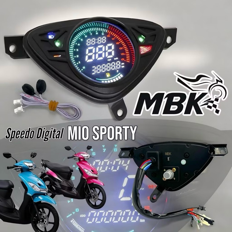 MIO SPORTY AND MIO SMILE DIGITAL SPEEDOMETERS / DIGITAL MODEL KILOMETER ...