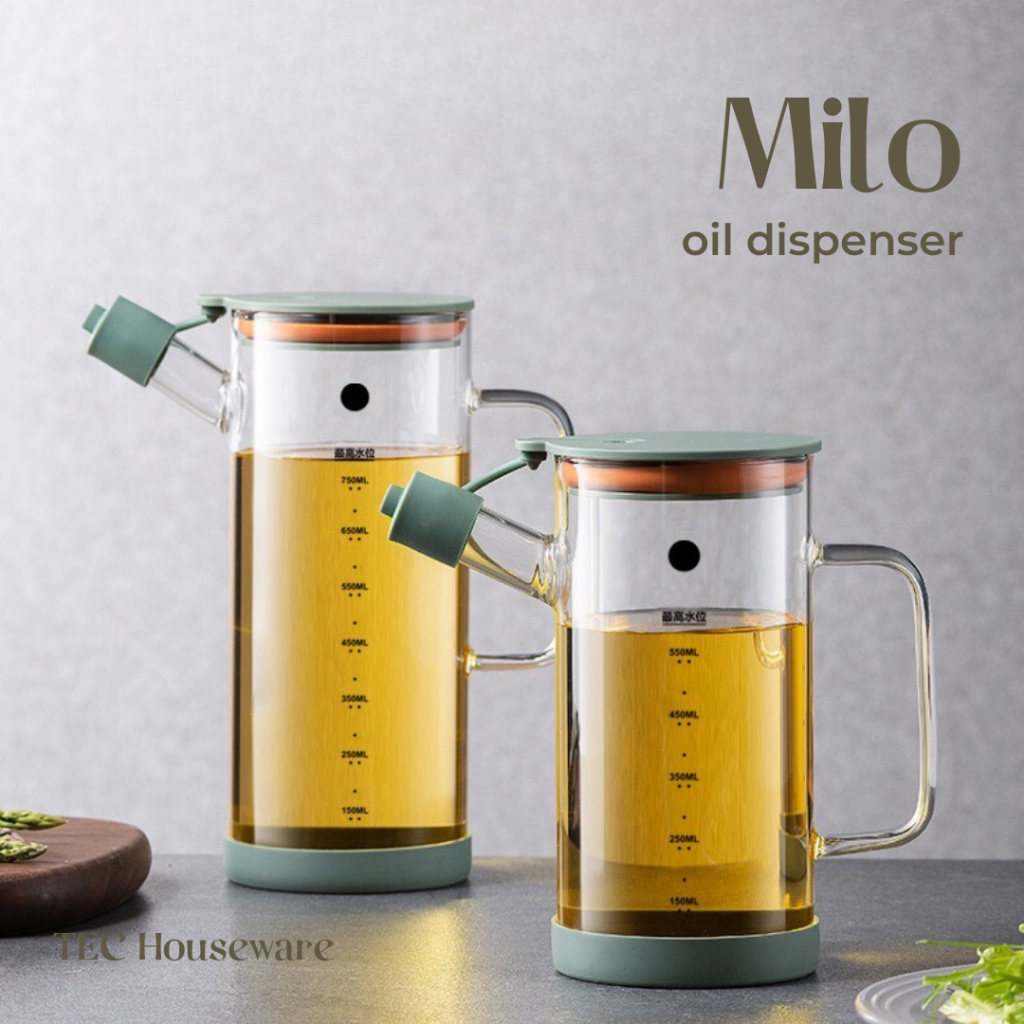 【TEC】MILO Oil Storage Container Cooking Oil Pouring Container Oil ...