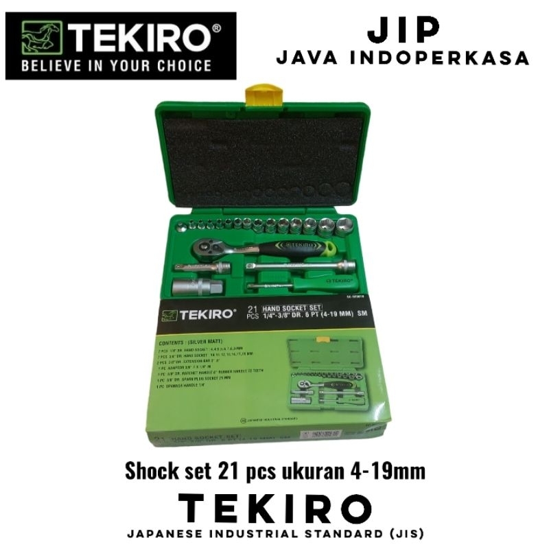 Tekiro SC-SE0610 shock sock wrench set 21 pcs original 100% | Shopee ...