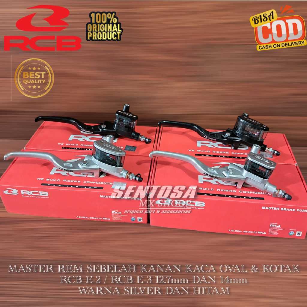 Rcb ORIGINAL] MASTER BRAKE PUMP/RCB BRAKE MASTER Right Side OVAL Glass ...