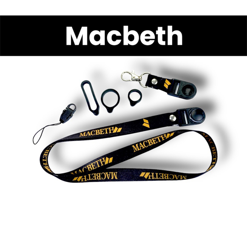 GANTUNGAN MACBETH LANYARD PREMIUM HP KEYCHAIN KEYCHAIN | Shopee Philippines