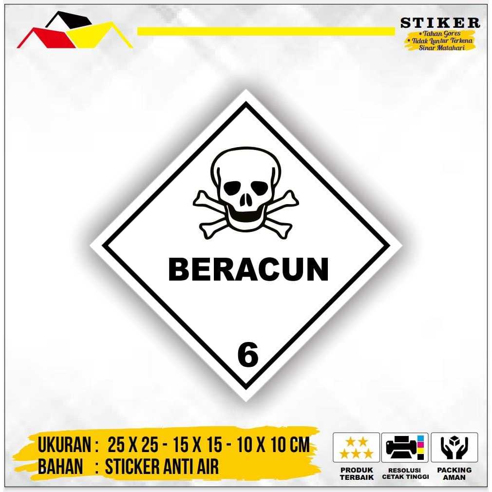 Toxic Hazmat B3 Waste K3 Label Symbol Sticker | Shopee Philippines