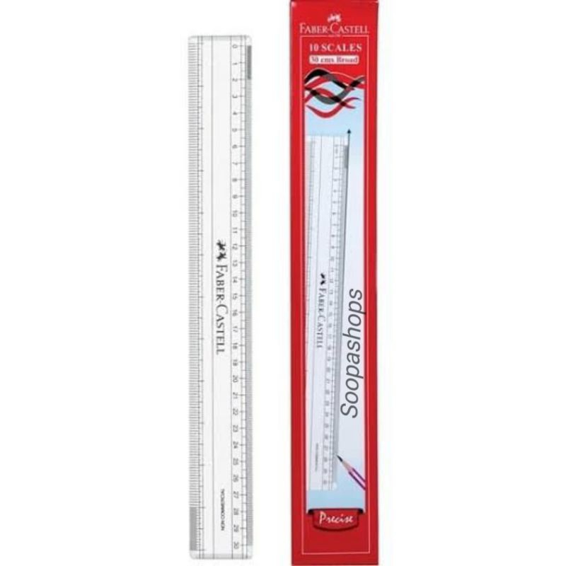 Faber Castell Ruler 30 Cm | Shopee Philippines