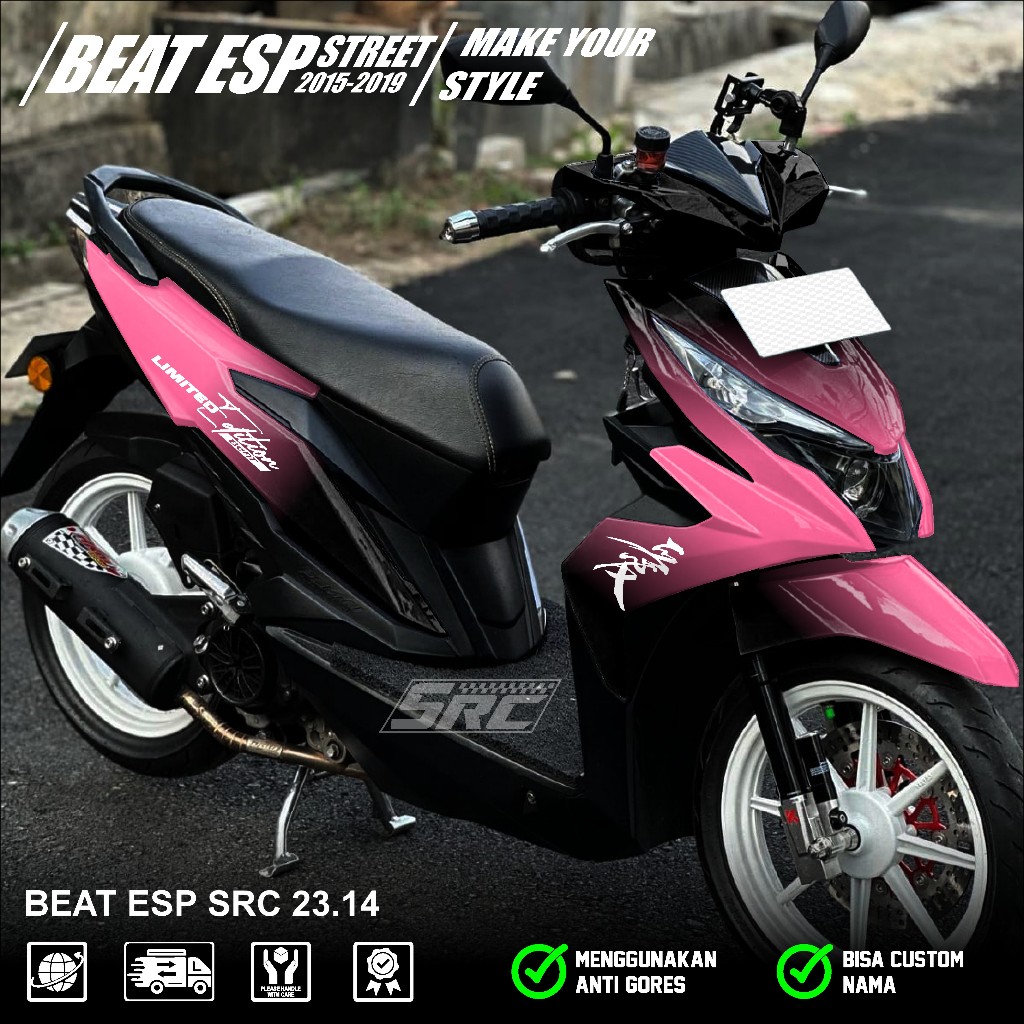 HITAM Full Body Sticker Decal Beat fi Esp Beat Street 2016 2017 2018 ...