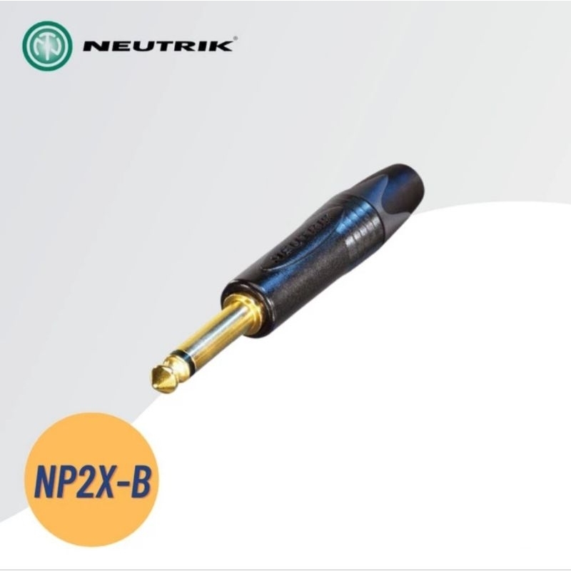 NEUTRIK NP2X-B Original | NEUTRIK NP2XB Original (Black Gold Plate) 6 ...