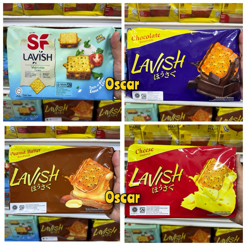 Lavish Biscuit Sandwich Crackers Shoonfatt imported Biscuits | Shopee ...