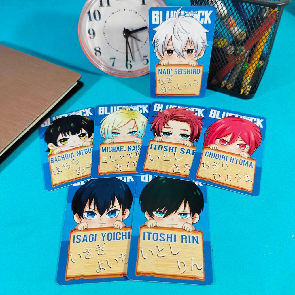Blue Lock Anime Photocard Collection - Anime Character Cards - Isagi ...