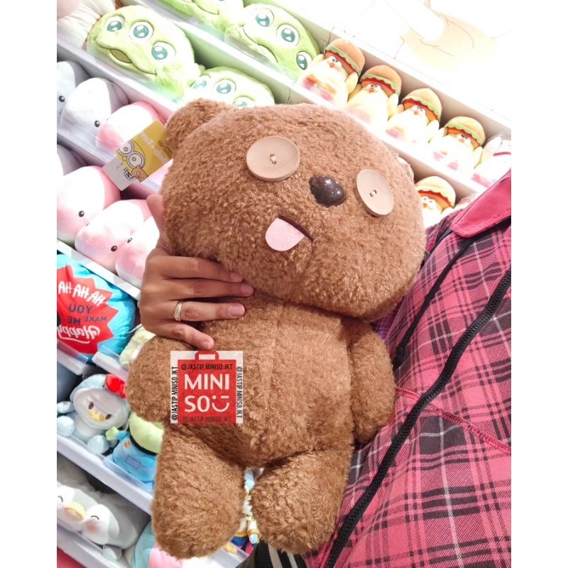 MINISO BEAR JUMBO BOB Doll + TEAM MINIONS Collection (51cm) | Shopee ...
