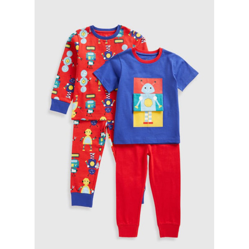 Mothercare Robot lift the flap pajamas | Shopee Philippines