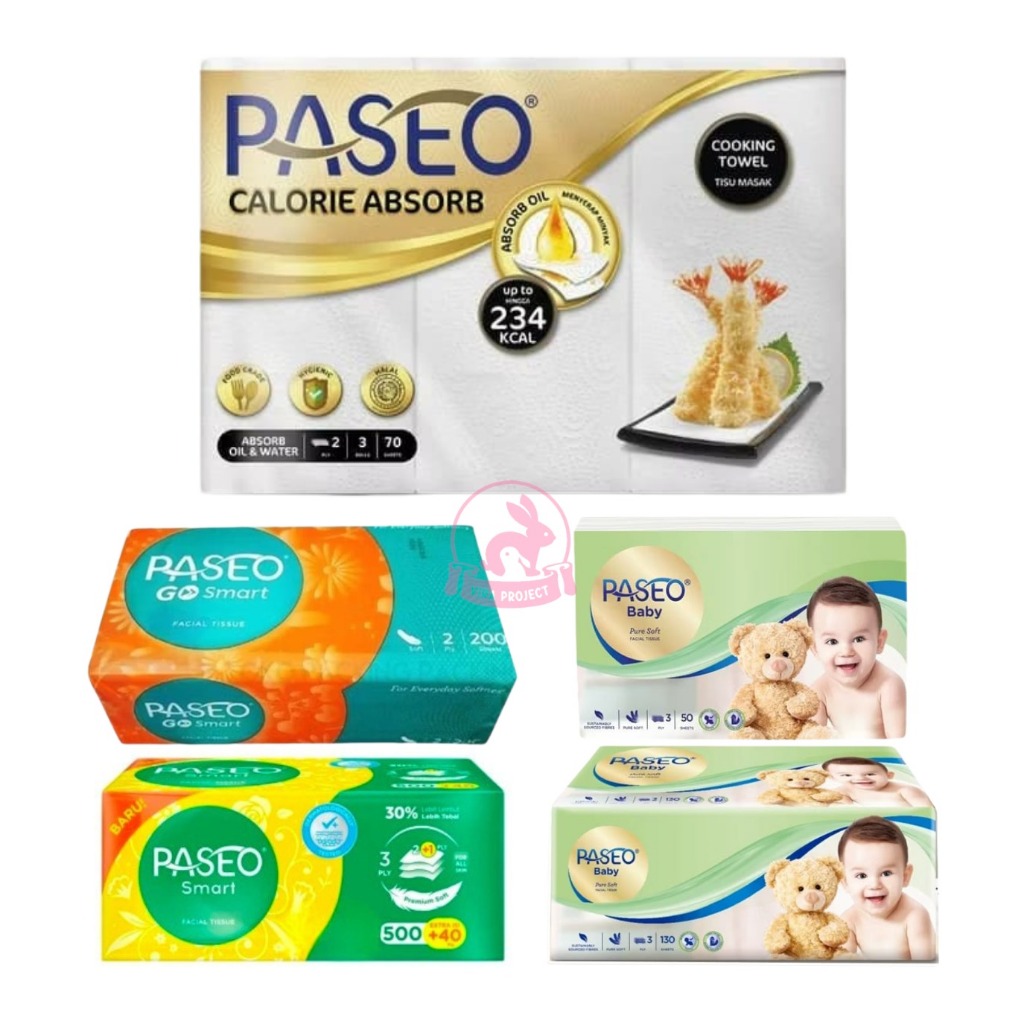 Tissue PASEO SMART/NICE 250 sheet 200 sheet/PASEO GO SMART CALORIE ...