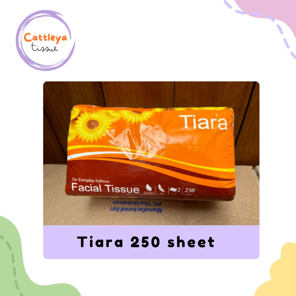Facial TIARA Tissue 250 Sheets 2 Ply | Shopee Philippines