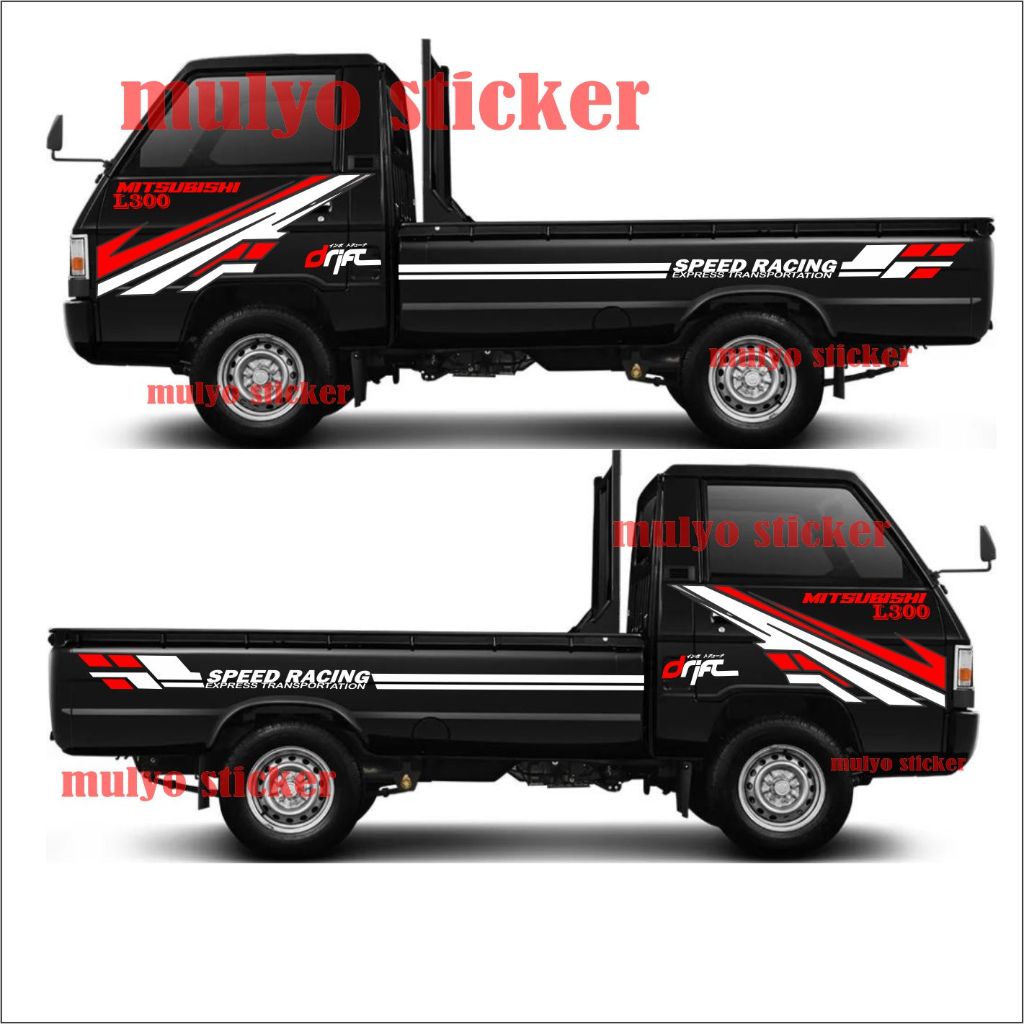 Pick up Car Sticker l300 carry futura cutting Latest mitsubishi Car ...