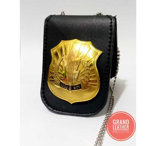 Name TAG ID CARD KTA Leather Security Guard | Shopee Philippines