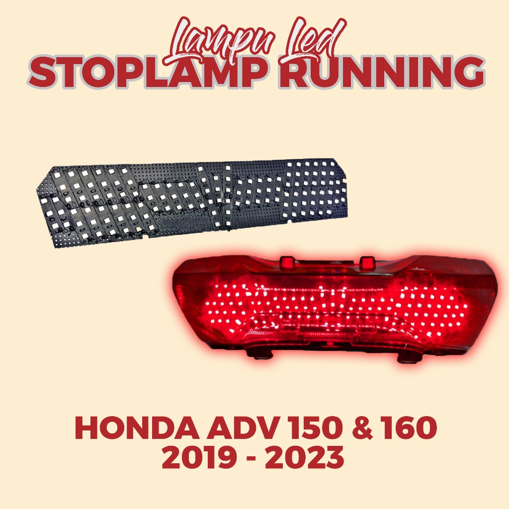 Honda ADV 150 160 RUNNING Stop Lamp/HONDA ADV RUNNING Brake Light Rear ...