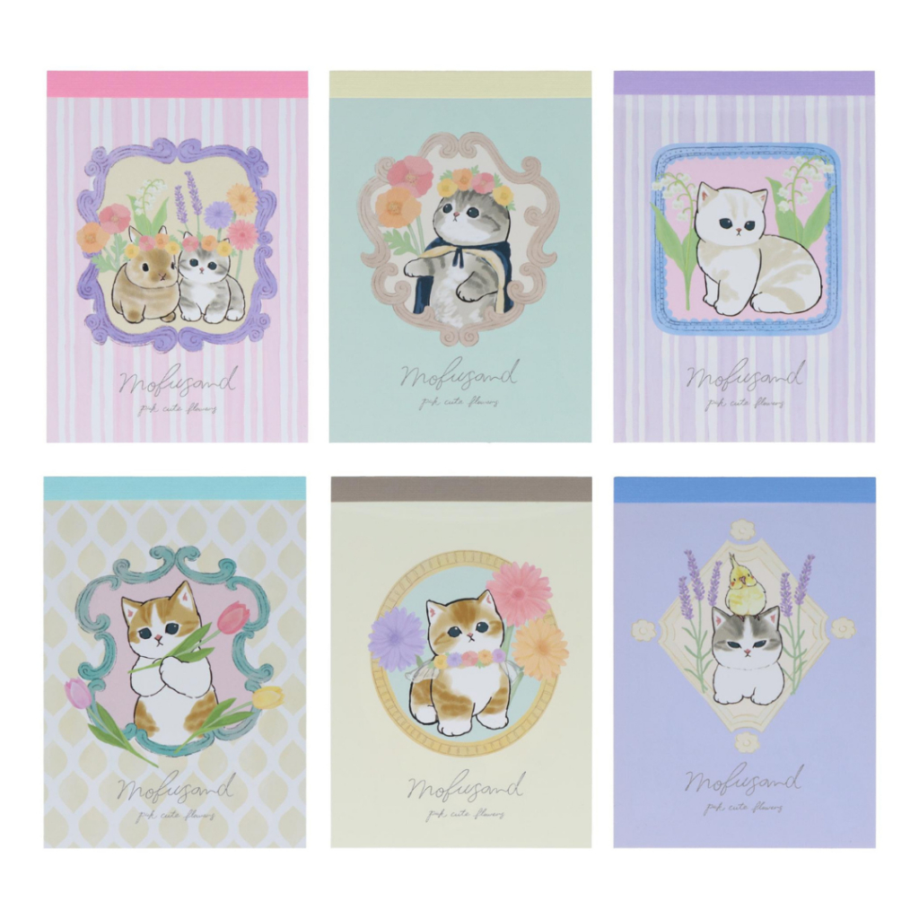 Mini Memo Pad Mofusand Spring Garden Cat Neko Bandai Namco Note Small ...