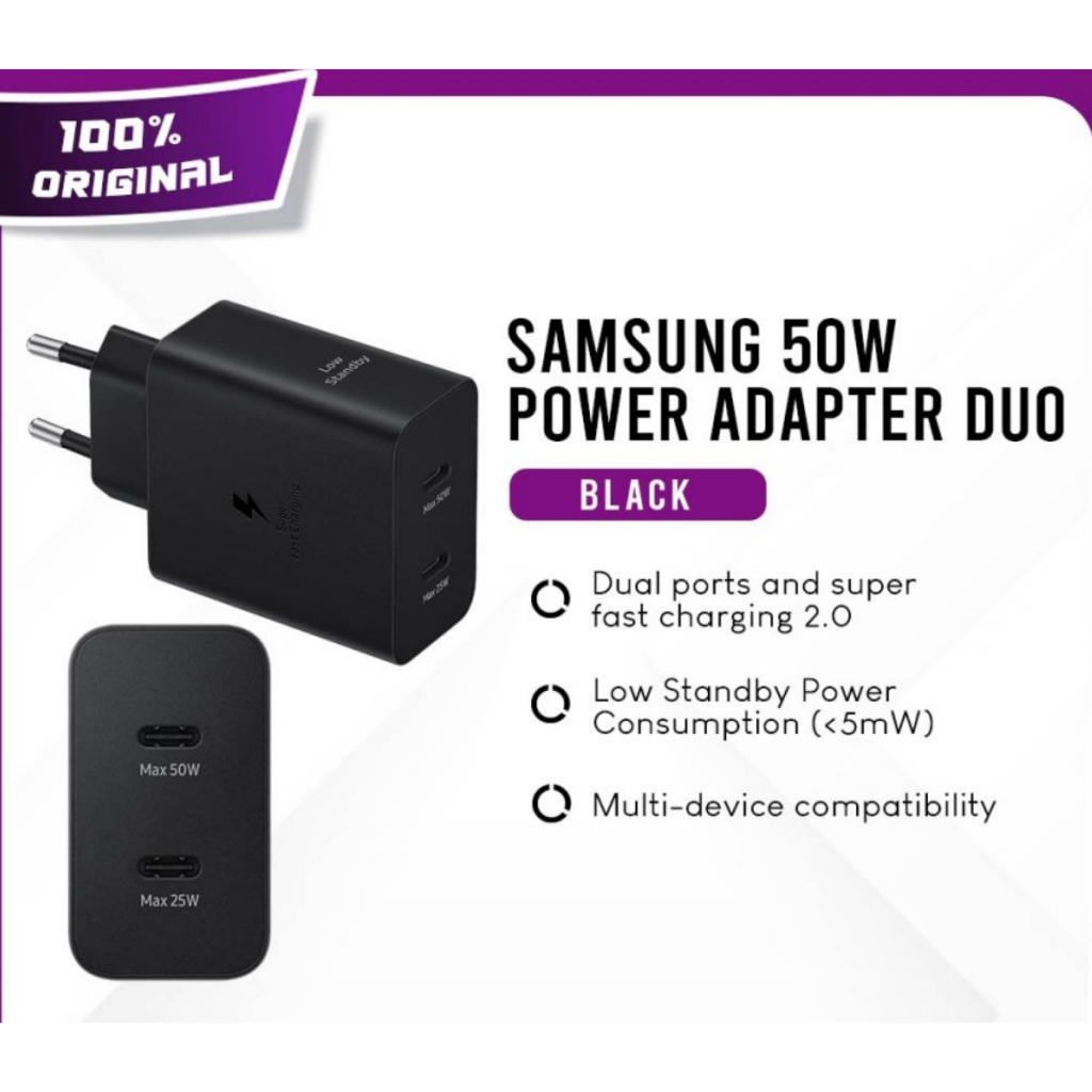 Samsung Charger Adapter 50W 50watt Super Fast Charging Power Adapter ...