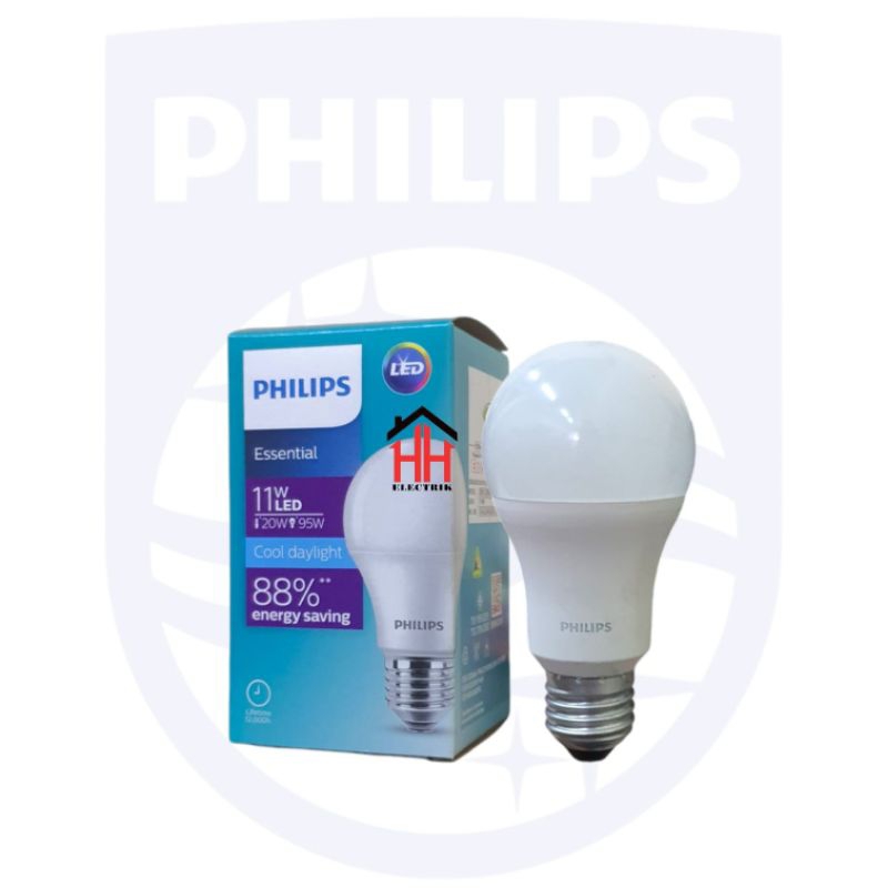 Philips Essential Buld LED Light Bulb 11W 11 Watt E27 6500k Puith ...