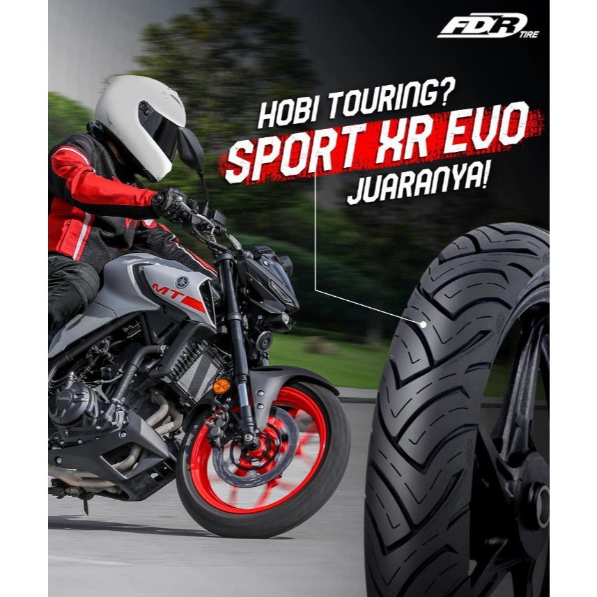 (CASH ON DELIVERY) FDR 100/70-14 SPORT XR EVO TUBELESS Motorcycle Tires ...