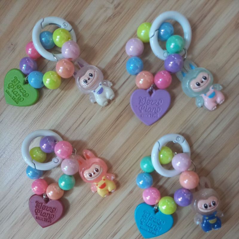 GANTUNGAN Labubu viral ganci / Labubu bagcharm / Labubu key chain ...
