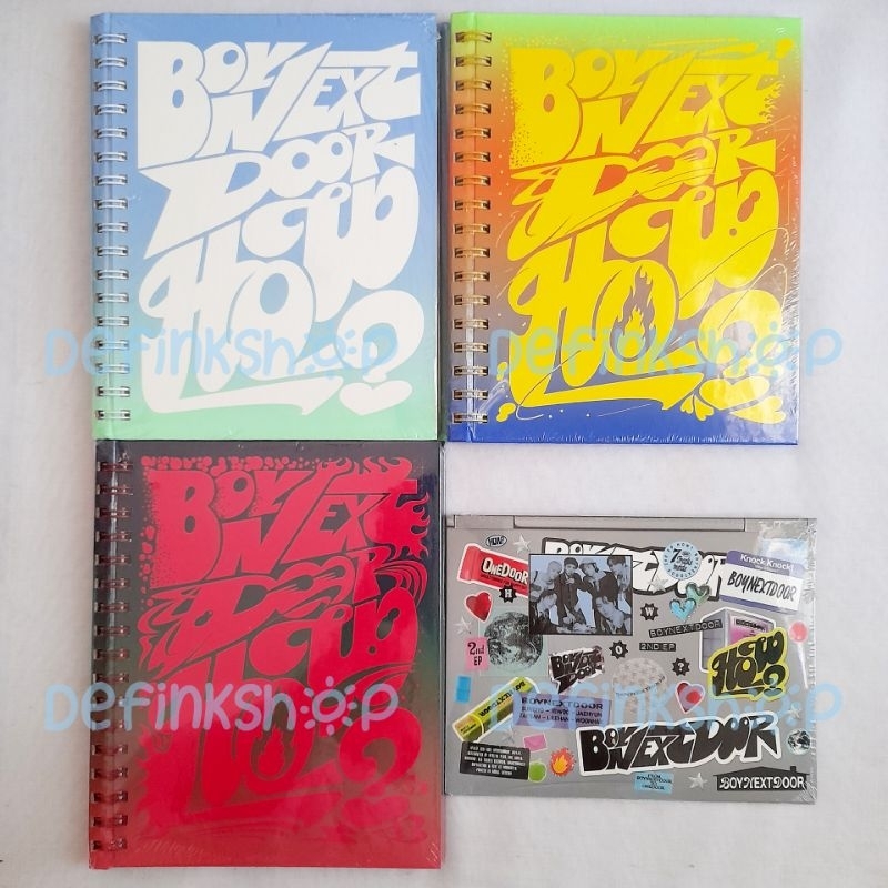 2nd EP Album BOYNEXTDOOR - How Earth Wind Fire Sticker Weverse Album ...