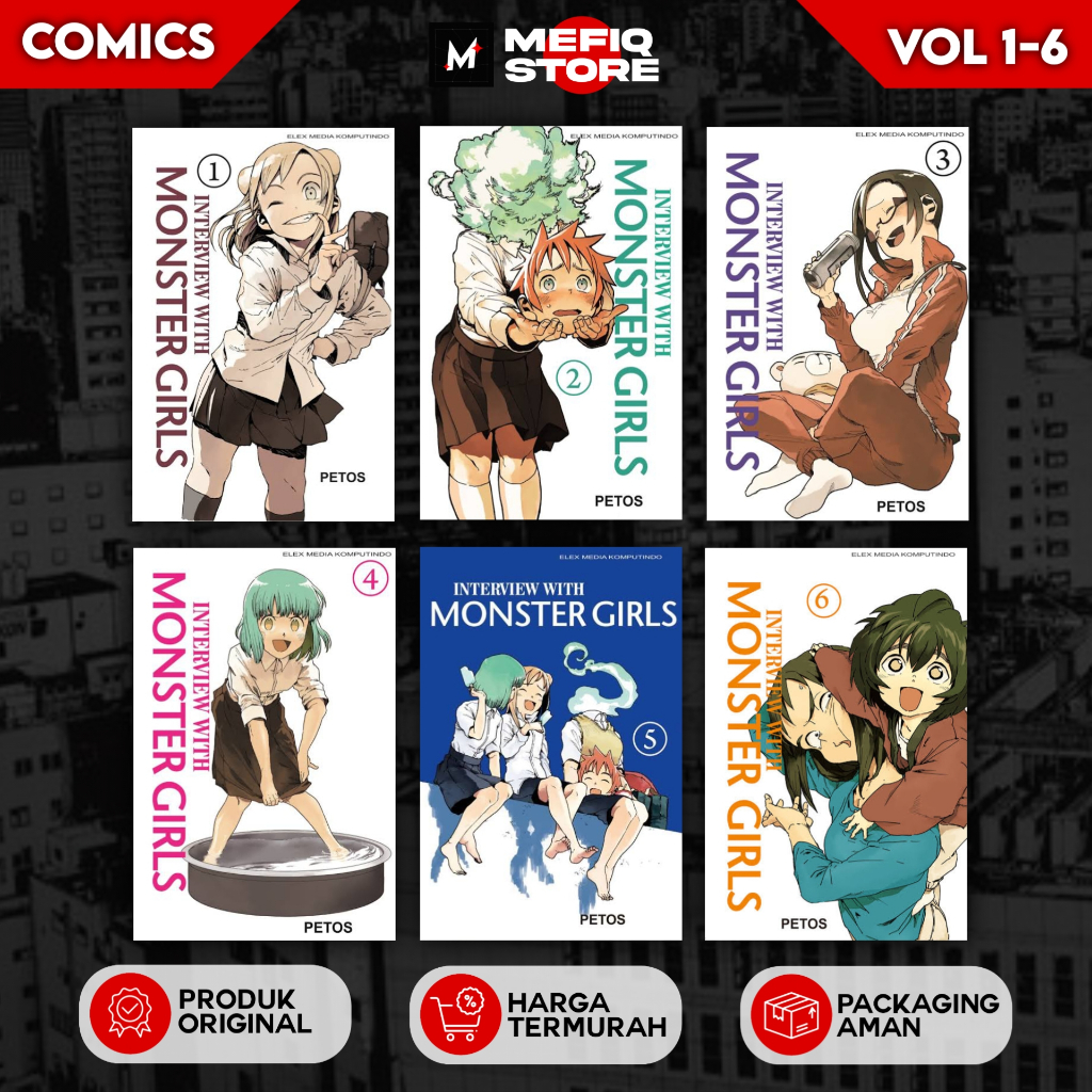 [Comic] Interview with Monster Girls Volume 1 2 3 4 5 6 [Seal Condition ...