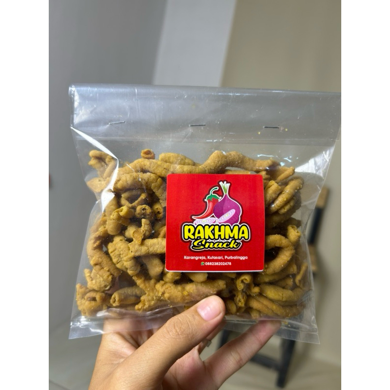 Crispy chicken intestines savory salty 100gr | Shopee Philippines