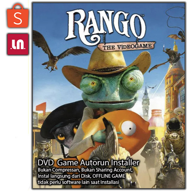 Rango The Video Game - PC DVD Game | Shopee Philippines