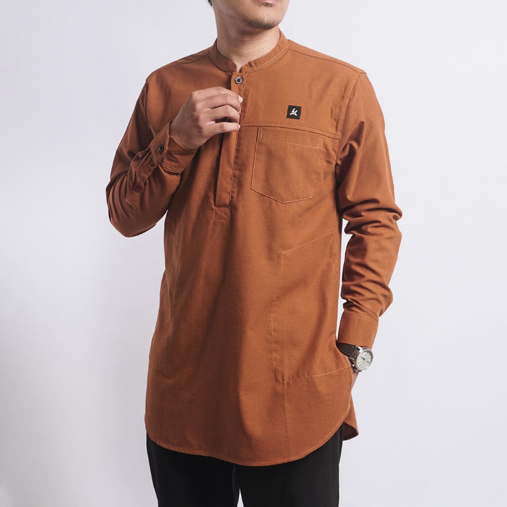 KDL - Kurta Arda Long Sleeve - Terracotta | Shopee Philippines