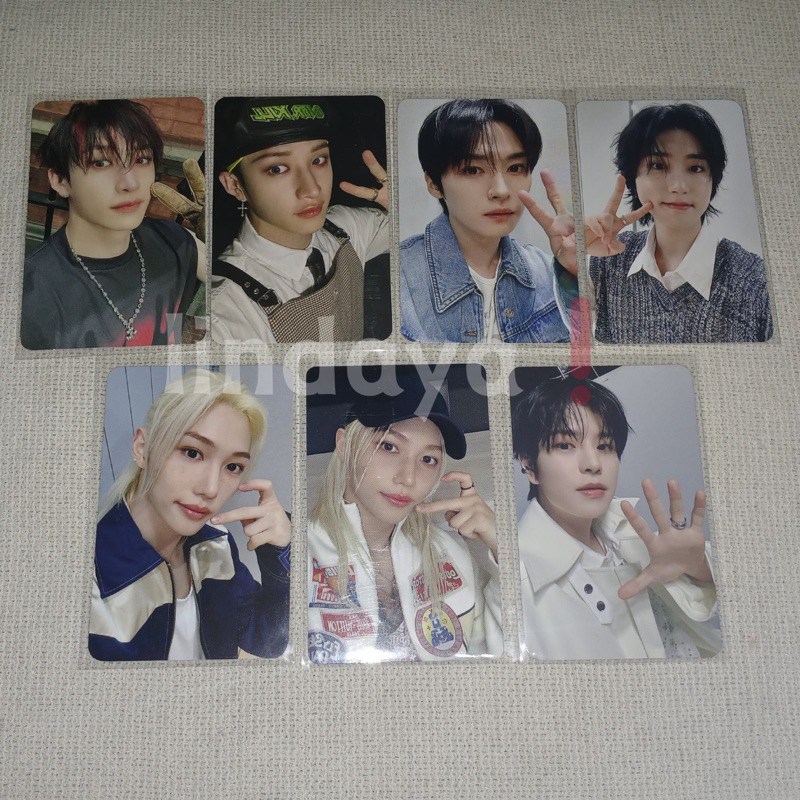 Photocard POB Stray Kids ATE Lucky Draw Soundwave Makestar VC JYPShop ...