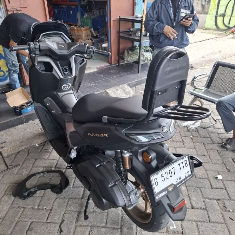 Yamaha NMAX TURBO Rear Rest 2024 Back Rest Foam Seat Backrest | Shopee ...