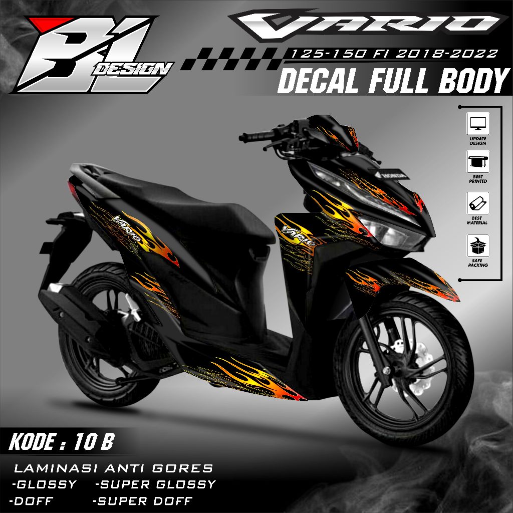 Decal Sticker Vario 125/150 new full body Simple Graphic Gradation ...