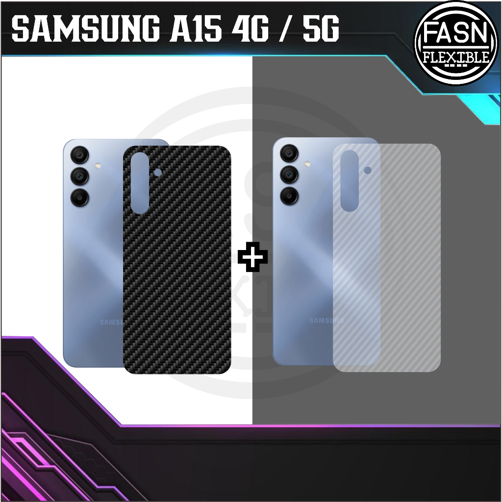 HP Cutting Sticker Carbon SAMSUNG A15 (4G) / SAMSUNG A15 (5G) Carbon ...