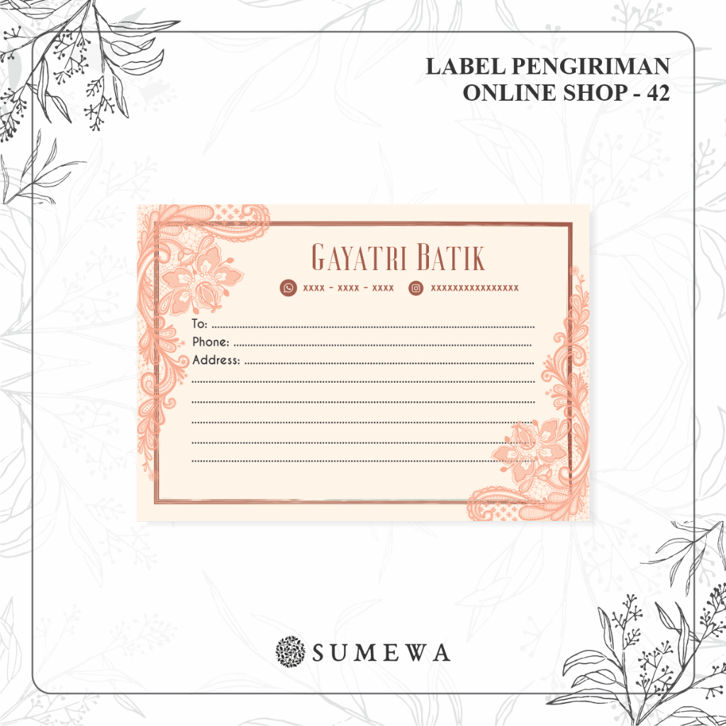 Online Shop Delivery Labels / Package Labels / Address Labels ...