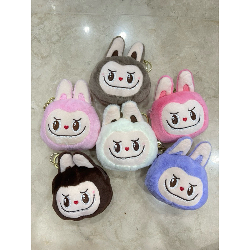 GANTUNGAN Kuma STORE Labubu/Sanrio/ cry baby Coin Wallet With Keychain ...