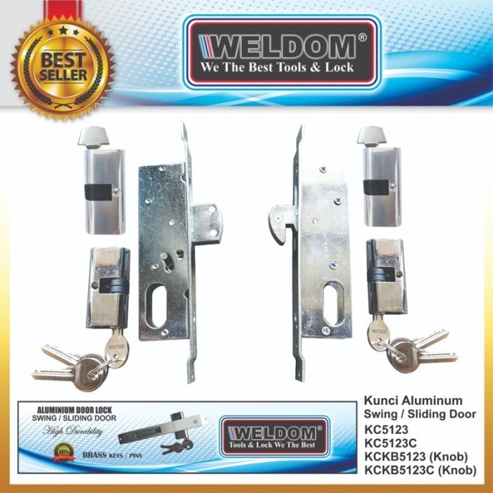 Weldom KC 5123C Swing Body / Sliding Door Lock / Weldom Brand Swing ...