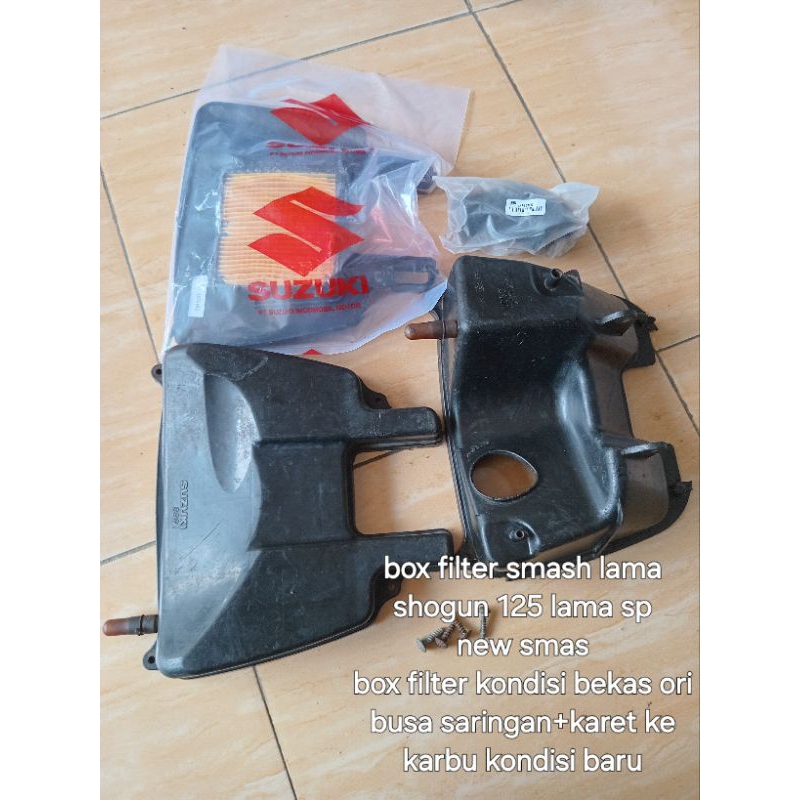Old suzuki Smash/new Smash/old shogun 125/SP air filter box | Shopee ...