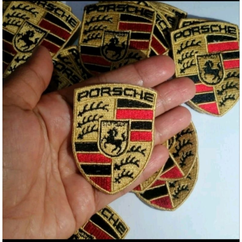 Porsche logo embroidery | Shopee Philippines