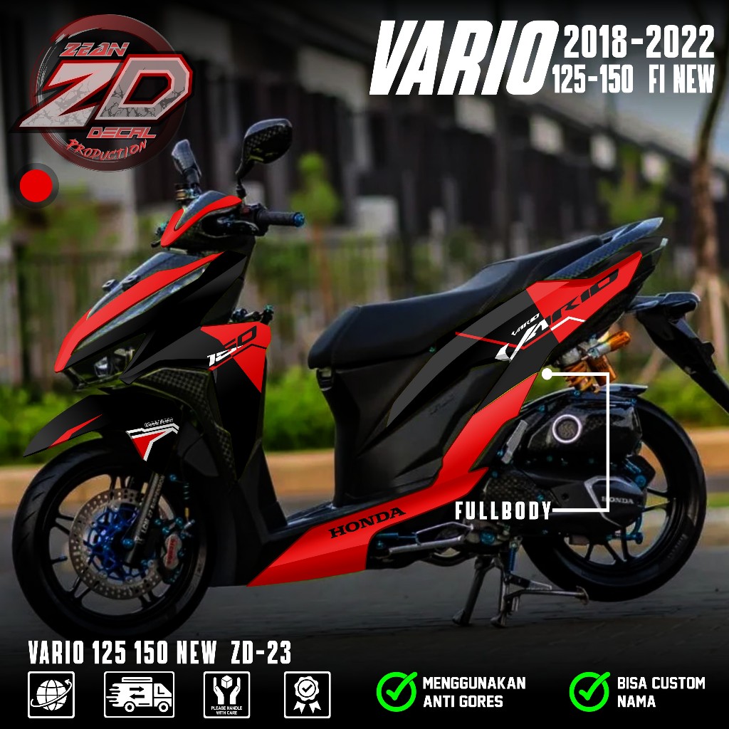 Latest Decal Sticker Honda Vario New 125 150 Full body - Skotlet ...