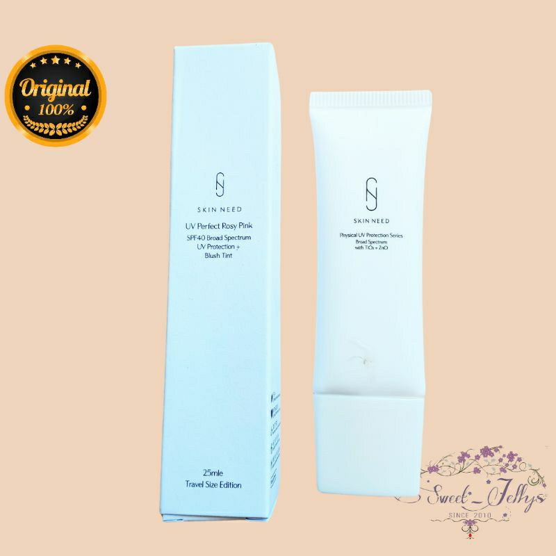 Skin NEED UV Perfect Rosy Pink SPF 40 SUNSCREEN - non comedogenic ...
