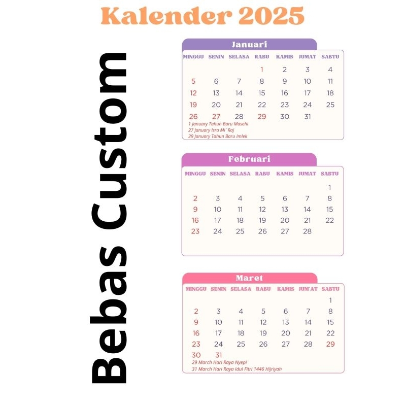 Calendar contains 4 sheets, 120 Gsm Art Paper | Shopee Philippines