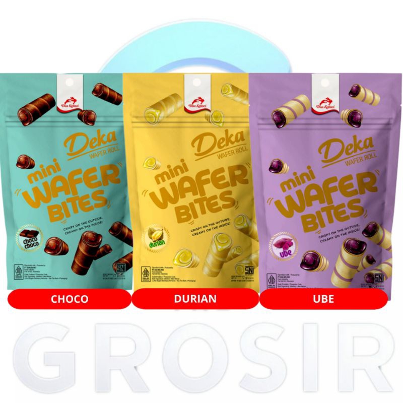 Deka Mini Bites Wafer 72gr | Shopee Philippines