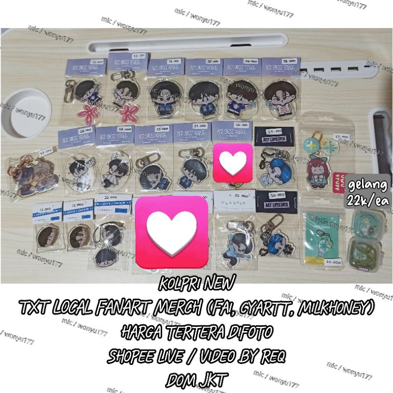 New keychain standee txt tomorrow x together act lovesick act sweet ...