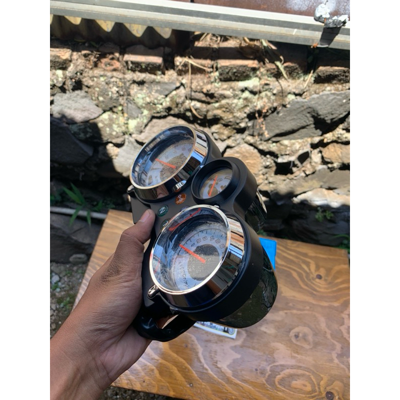 LAYAR PUTIH Ninja SS SPIDO NINJA R IMPORT SPIDOMETER NINJA WHITE SCREEN ...