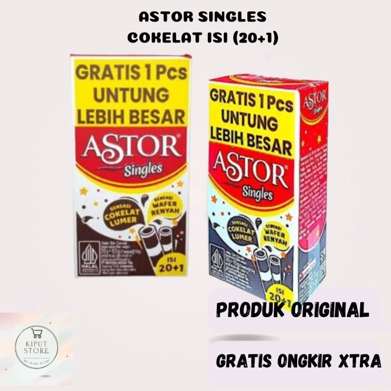 Astor Singles Wafer Stick Roll @20 x 18 gr Wafer Chocolate Stick ...