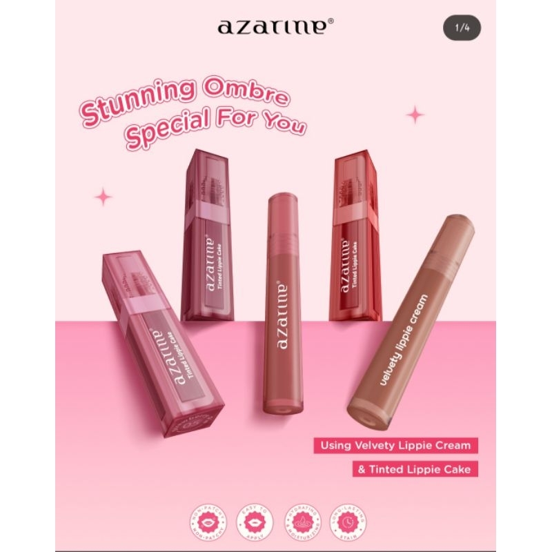 Ready LIPTINT AZARINE/TINTED LIPPIE CAKE AZARINE | Shopee Philippines