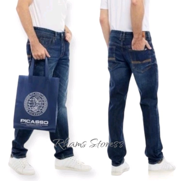 Original Picasso Denim Jeans for Men || Regular Fit Men's Jeans ...