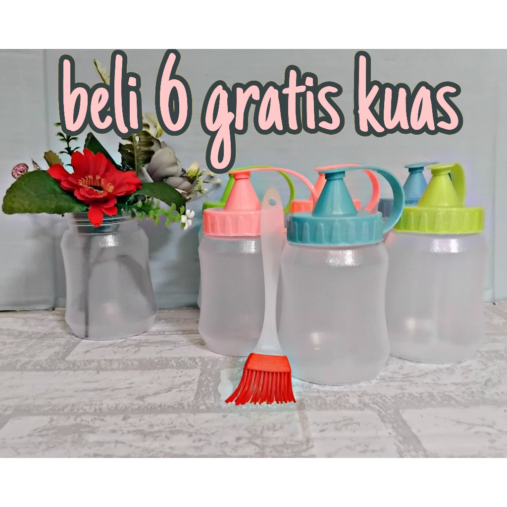 6 Pics Botol Kecap Saus Saos Mayonaise Cuka Bumbu Serbaguna 300ml Dan ...