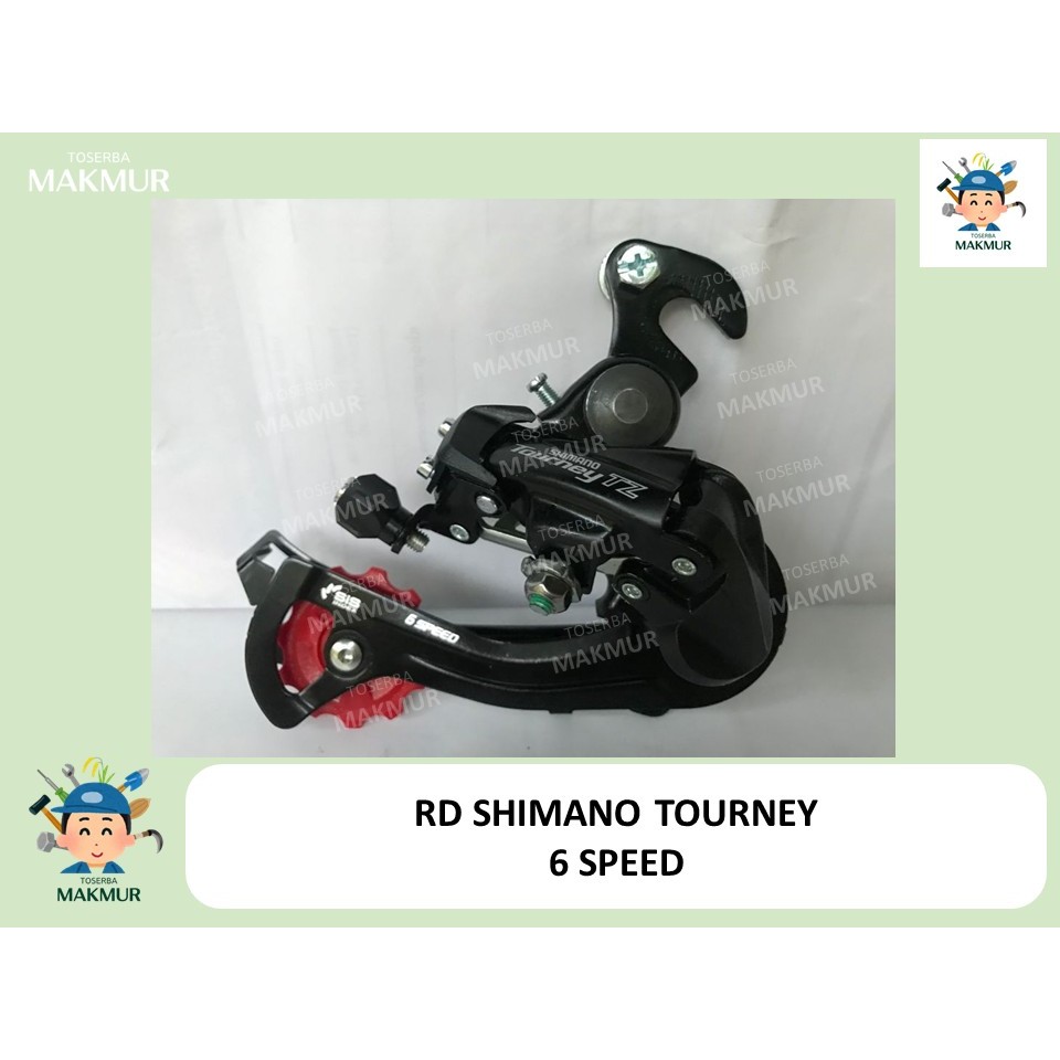 RD REAR DERAILLER TOURNEY TZ 6 SPEED / SHIMANO REAR OPERAN BLEYER ...