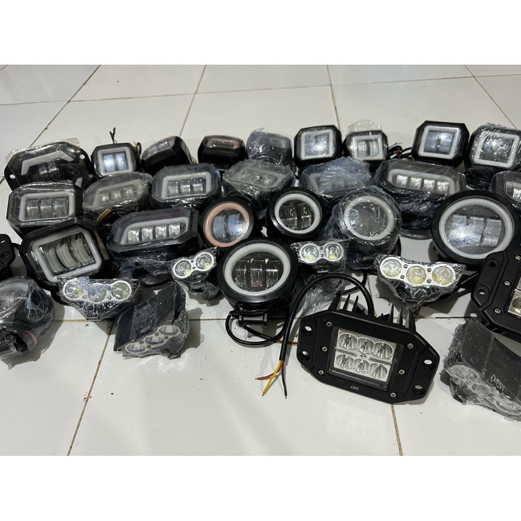 MERAH WAREHOUSE CLEANING DAYMAKER LAMP 3 LENSES 2 ROUND LENSES SQUARE ...