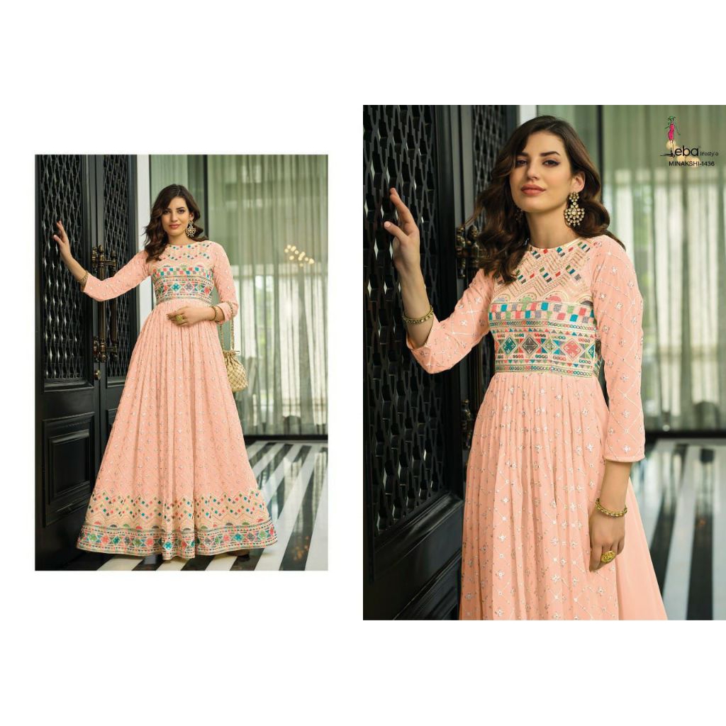 Eba lemon and pink kurti india Indian gamis Made in India, original ...